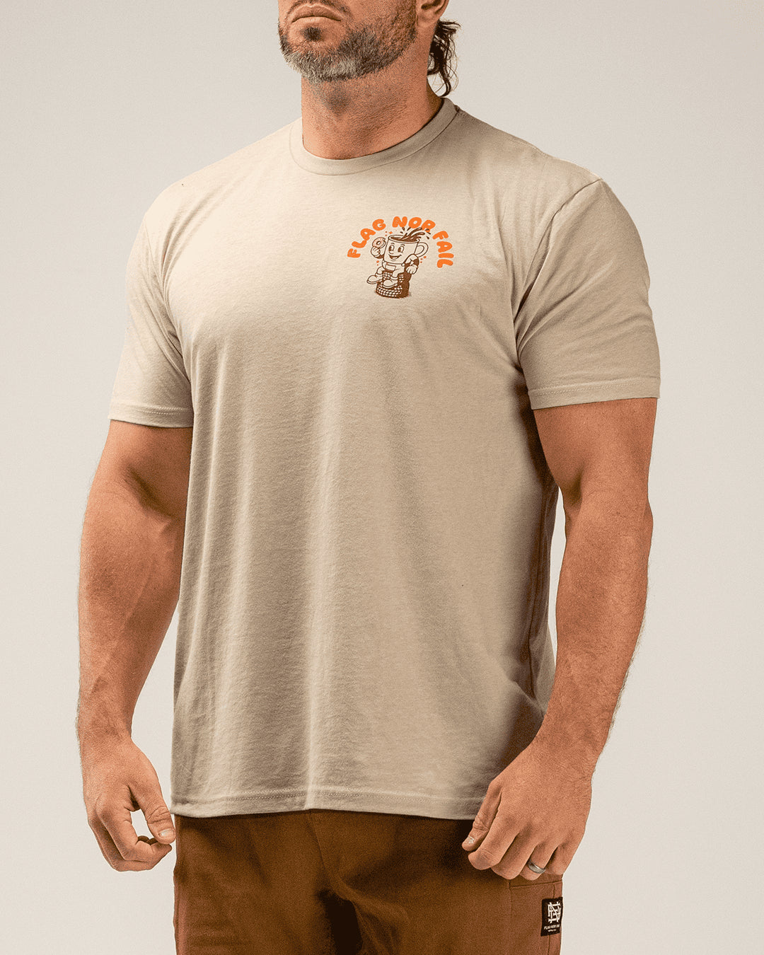 CARS & COFFEE TEE – FLAG NOR FAIL