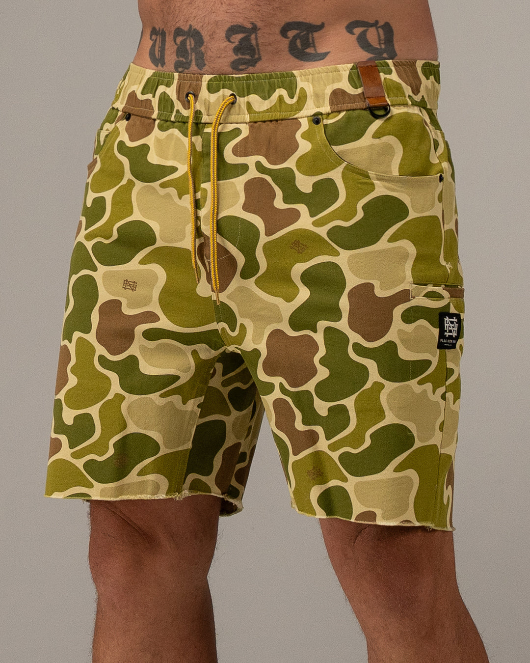 GOAT SHORTS - DUCK CAMO – FLAG NOR FAIL
