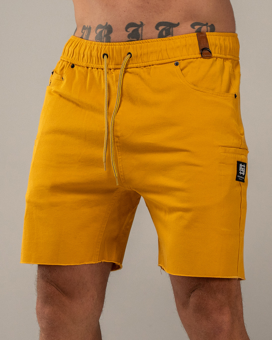 GOAT SHORTS - GOLD – FLAG NOR FAIL