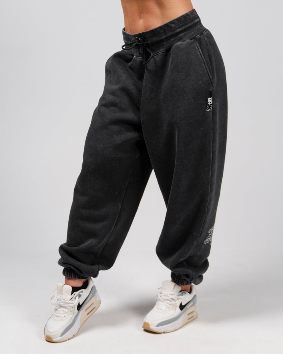 WOMENS OVERSIZED SWEATPANTS - ACID WASH – FLAG NOR FAIL