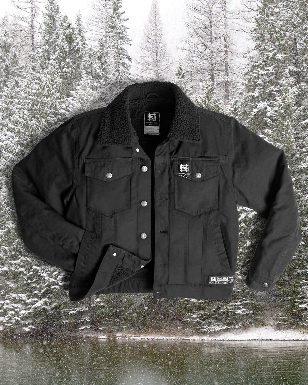 FOREVER JACKET - BLACK – FLAG NOR FAIL