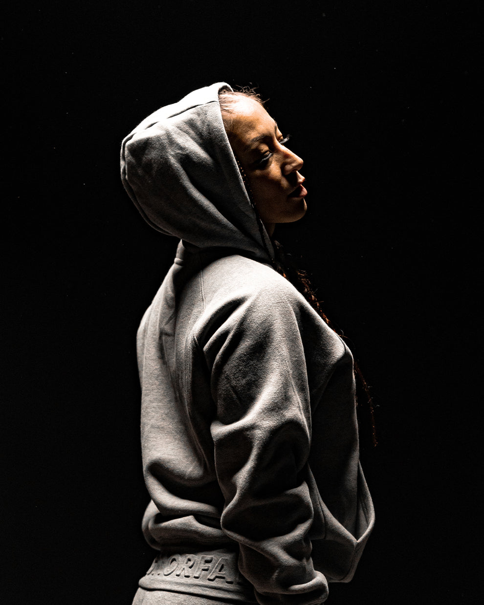 EMBOSSED PULLOVER - GREY – FLAG NOR FAIL