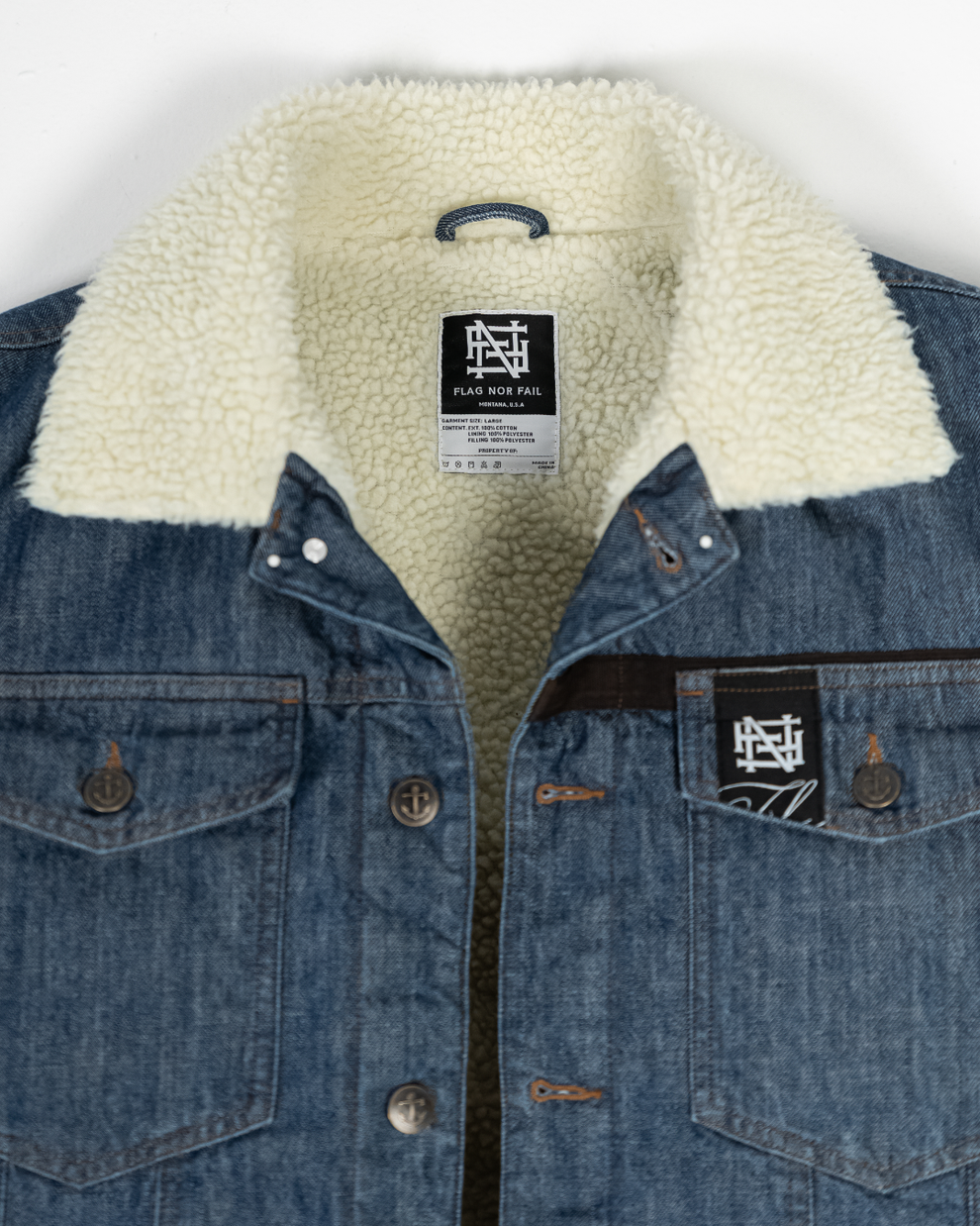 FOREVER JACKET - DENIM – FLAG NOR FAIL