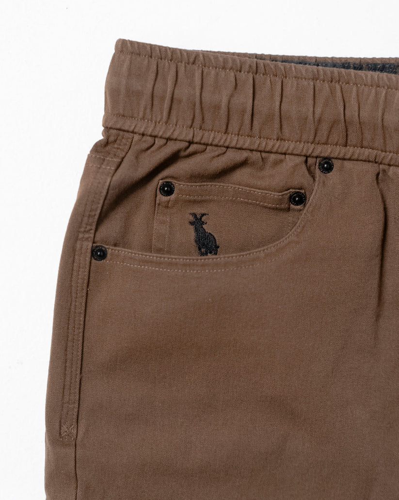 GOAT JOGGER - CHOCOLATE – FLAG NOR FAIL