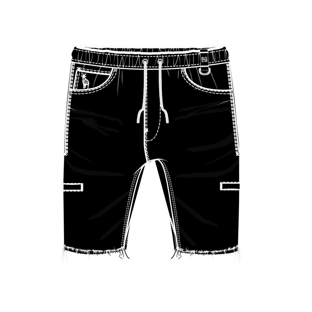GOAT SHORTS - GOLD – FLAG NOR FAIL