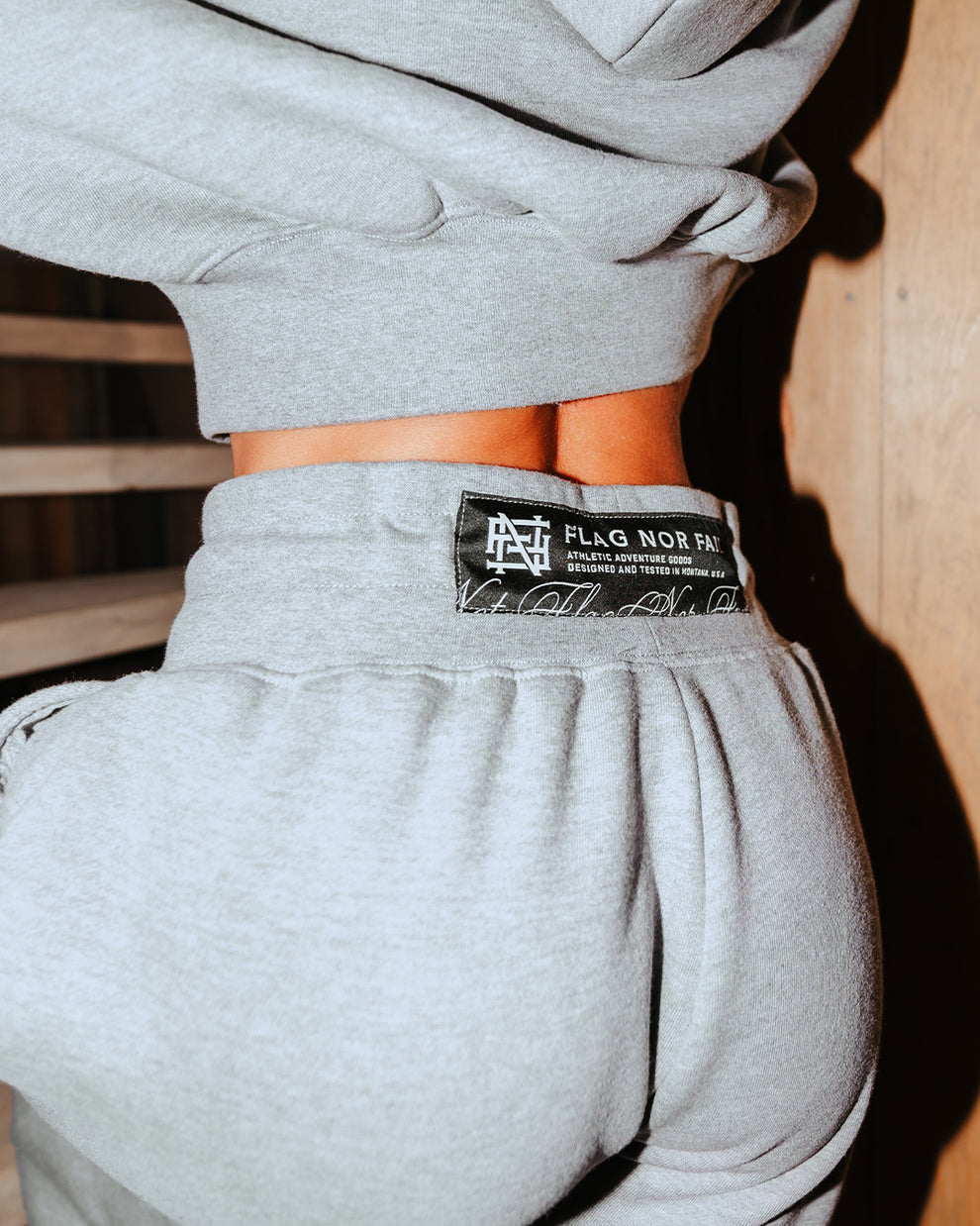 WOMENS OVERSIZED SWEATPANTS - HEATHER GREY – FLAG NOR FAIL