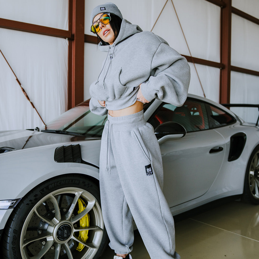 WOMENS OVERSIZED SWEATPANTS - HEATHER GREY – FLAG NOR FAIL
