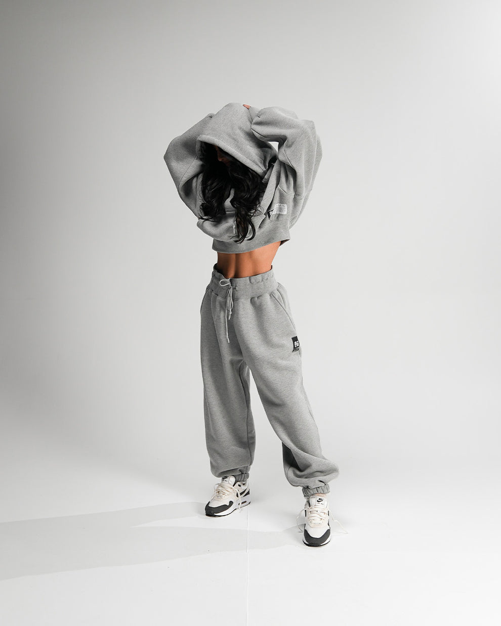 WOMENS OVERSIZED SWEATPANTS - HEATHER GREY – FLAG NOR FAIL