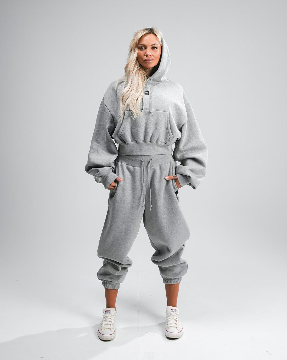 WOMENS OVERSIZED SWEATPANTS - HEATHER GREY – FLAG NOR FAIL