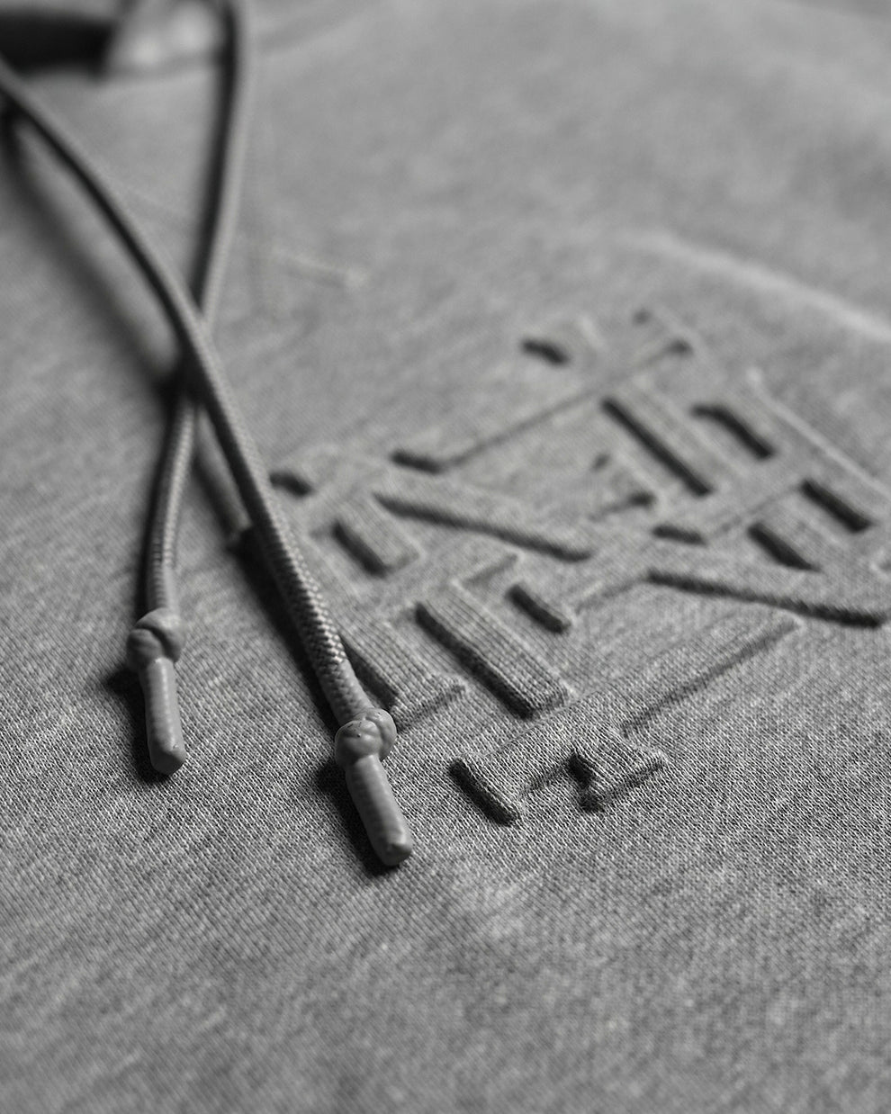 EMBOSSED PULLOVER - GREY – FLAG NOR FAIL