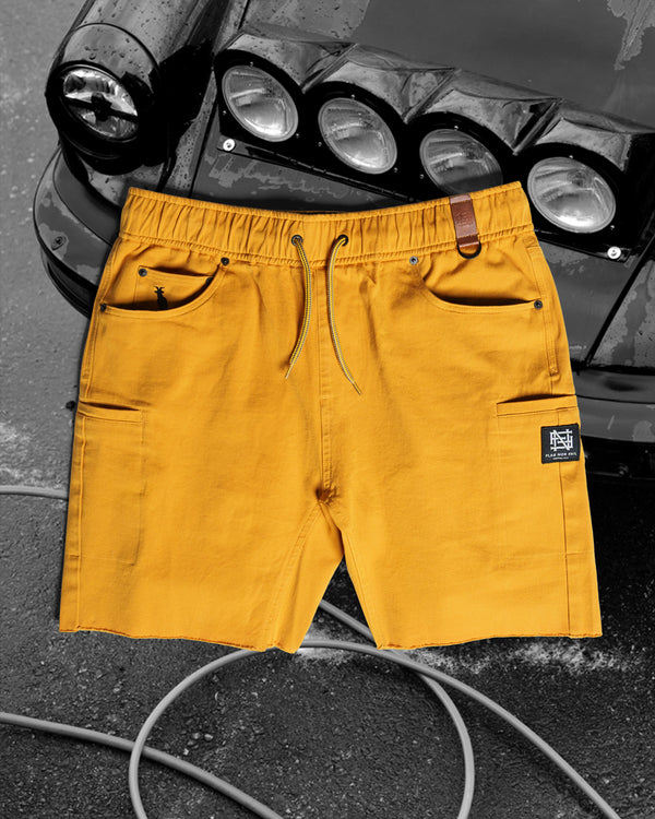 GOAT SHORTS - GOLD – FLAG NOR FAIL