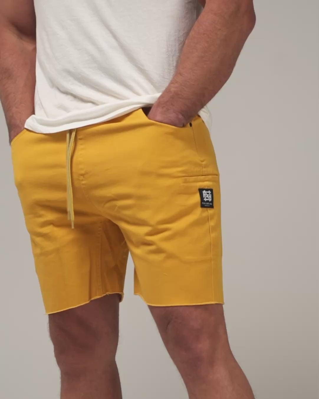 GOAT SHORTS - GOLD – FLAG NOR FAIL
