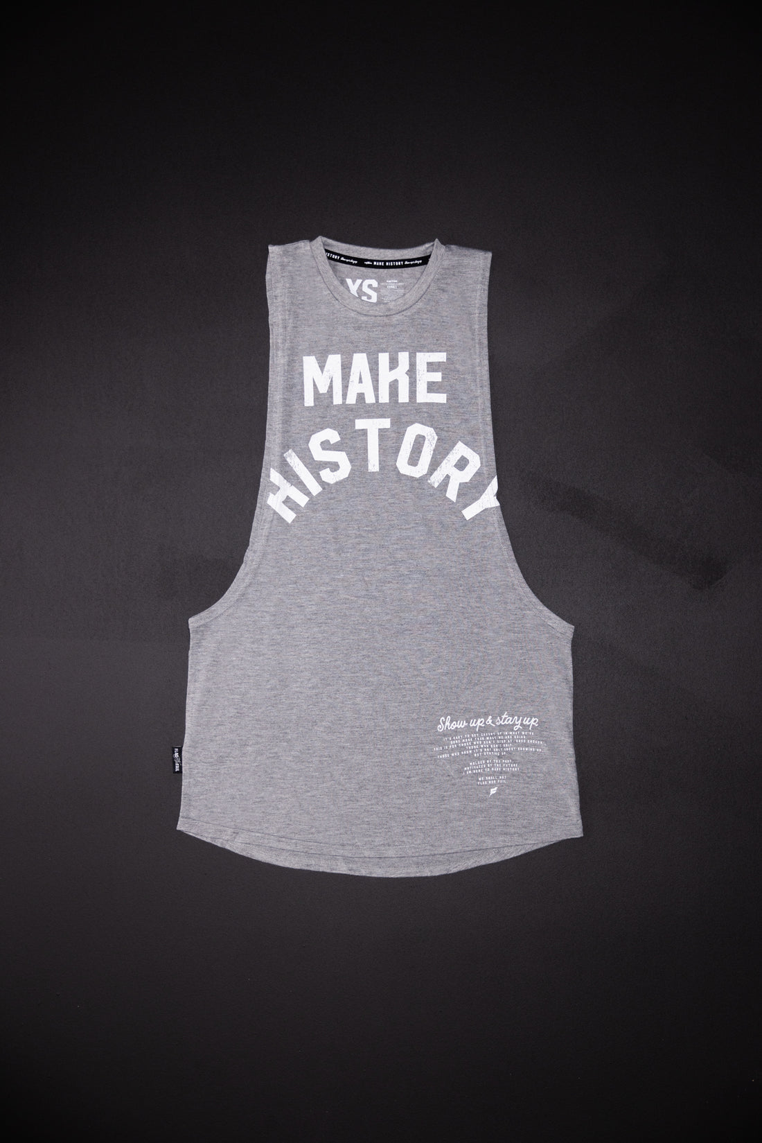 MAKE HISTORY BRO TANK - GREY – FLAG NOR FAIL